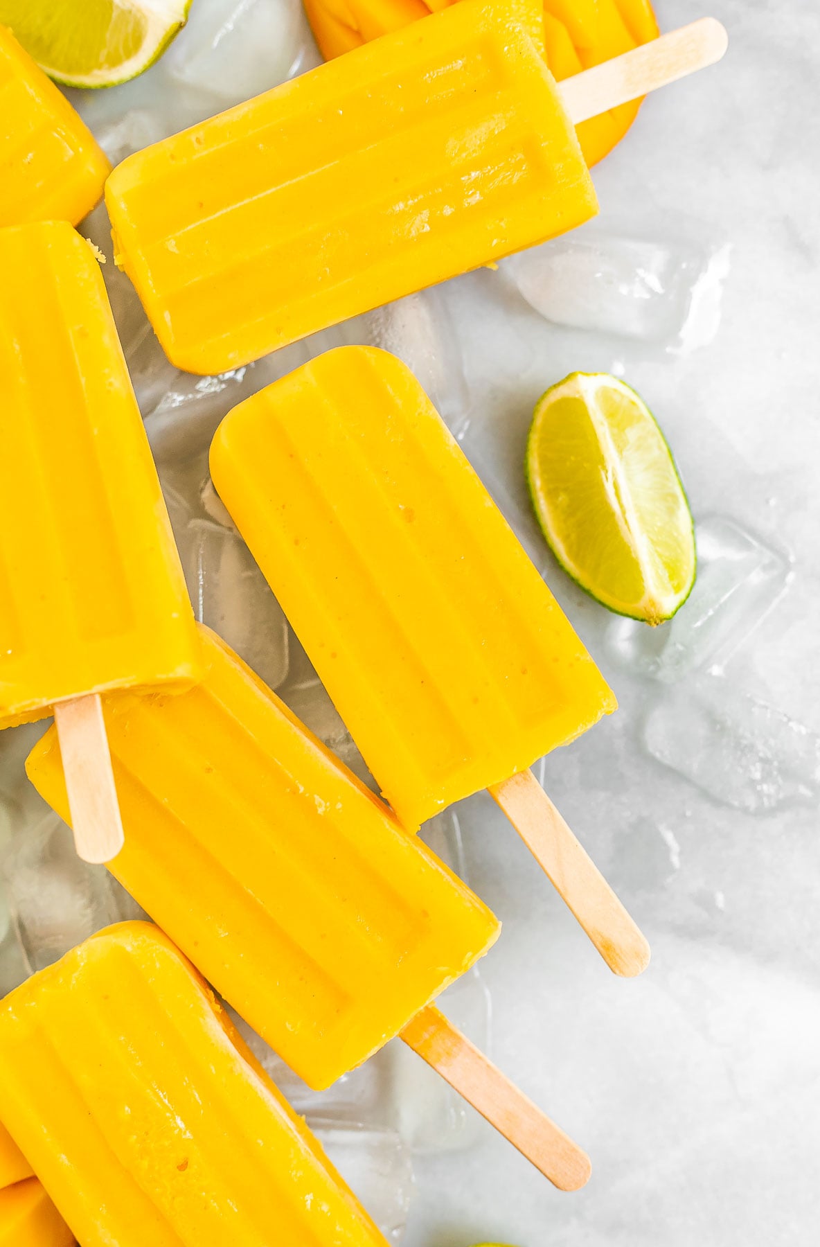 Pineapple Mango Popsicles | Eat With Clarity Recipes