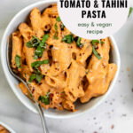 Sun-dried Tomato & Tahini Pasta | Eat With Clarity Recipes