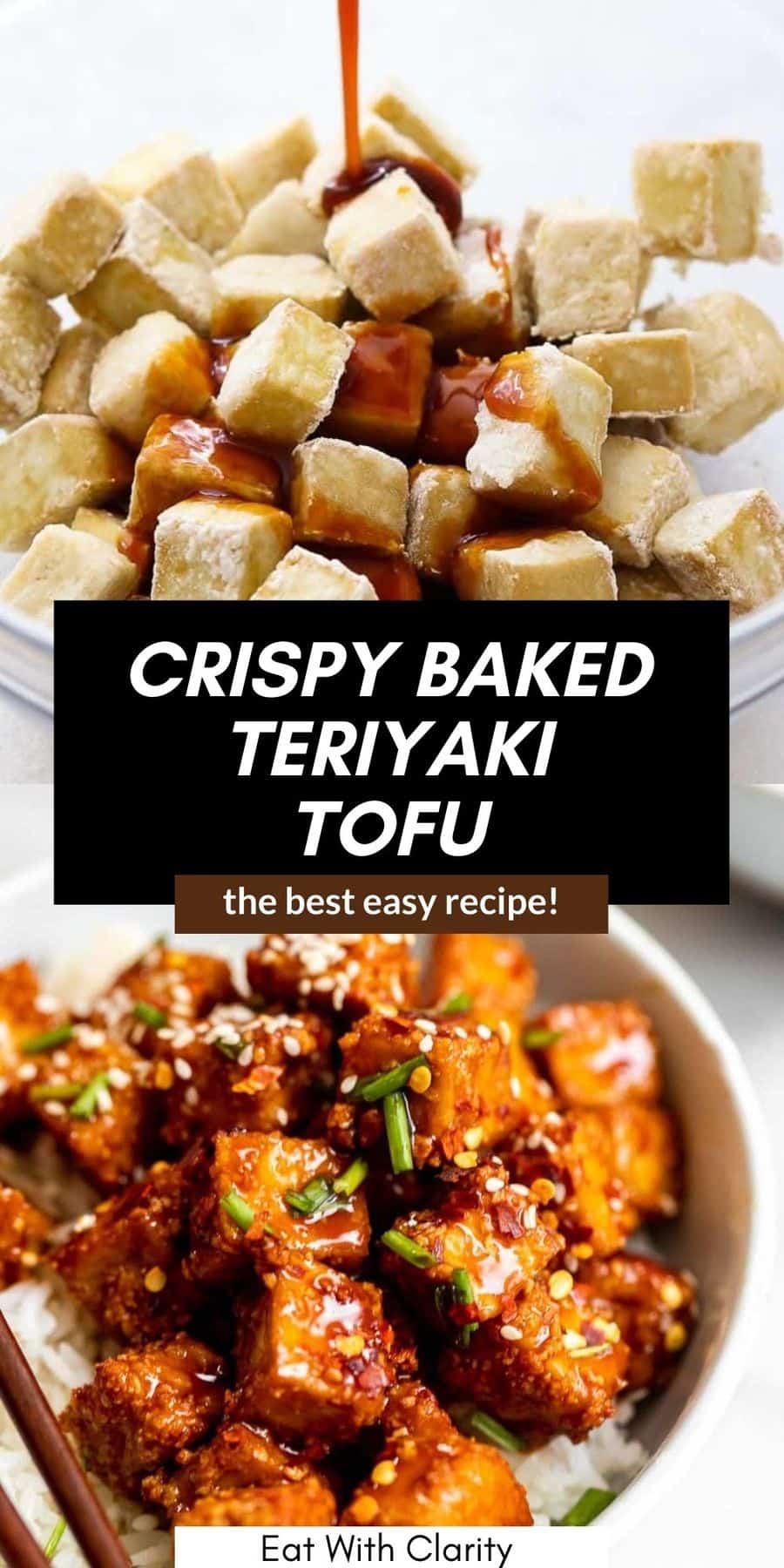 Crispy Baked Teriyaki Tofu - Eat With Clarity
