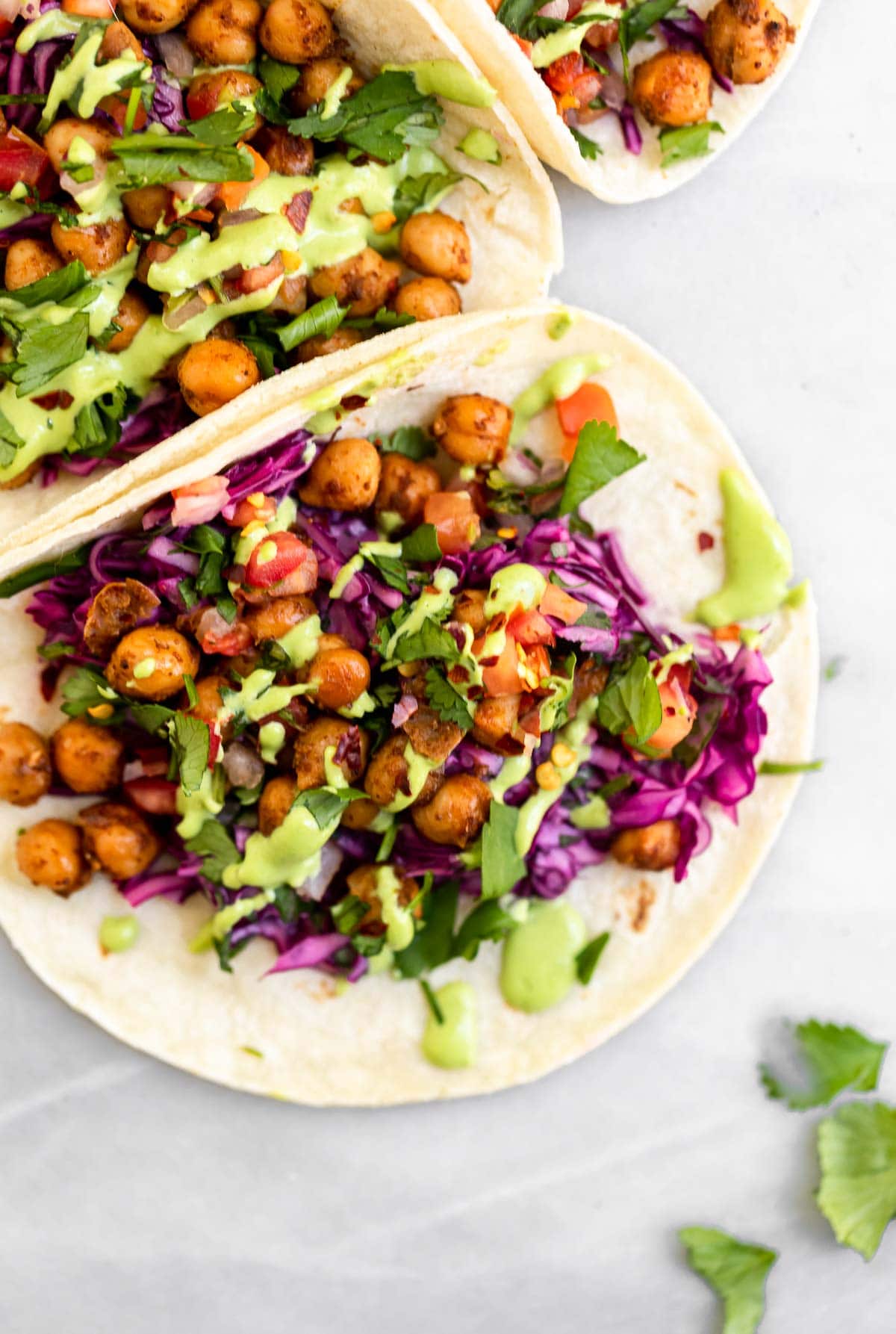Easy Vegan Chickpea Tacos | Eat With Clarity Recipes