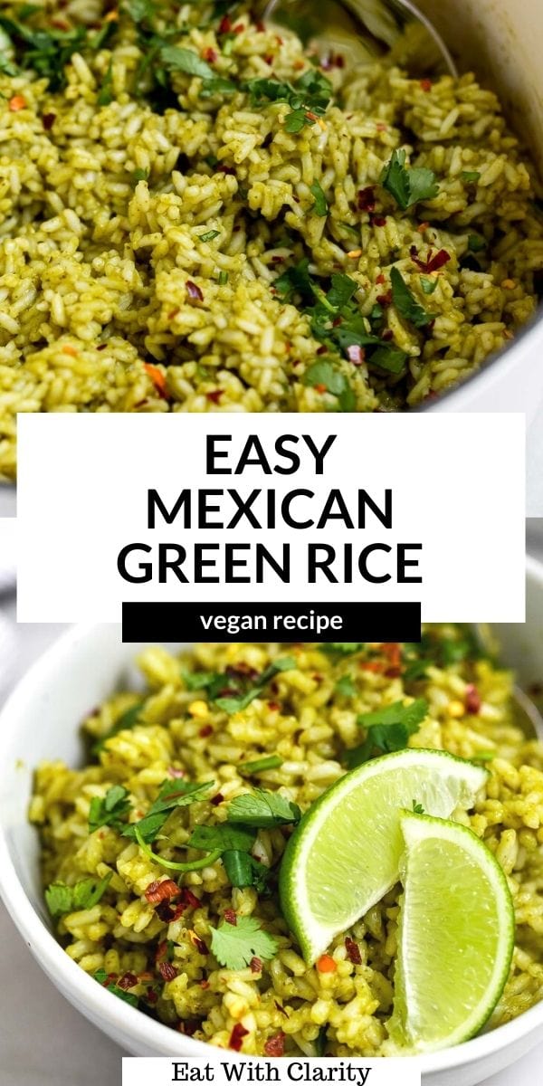 Mexican Green Rice (Easy Recipe!) - Eat With Clarity