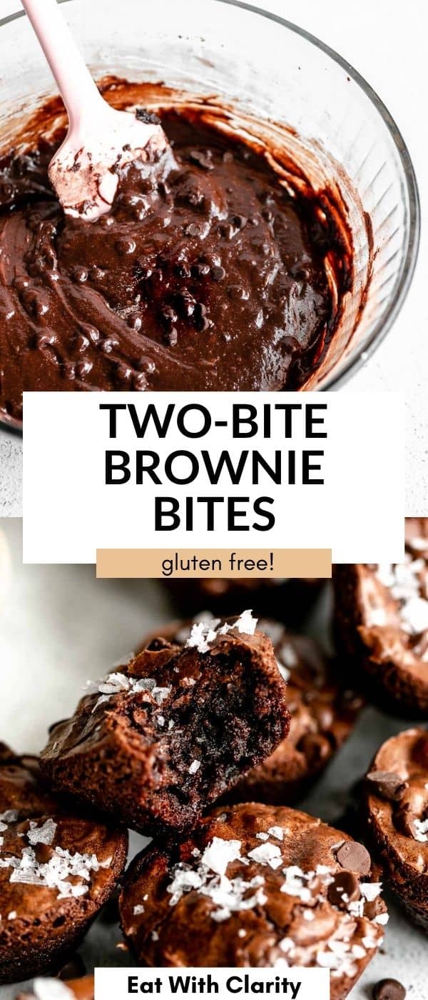 Two Bite Fudgy Brownie Bites - Eat With Clarity