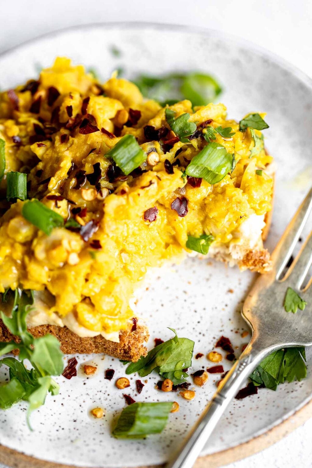 Vegan Chickpea Scramble - Eat With Clarity