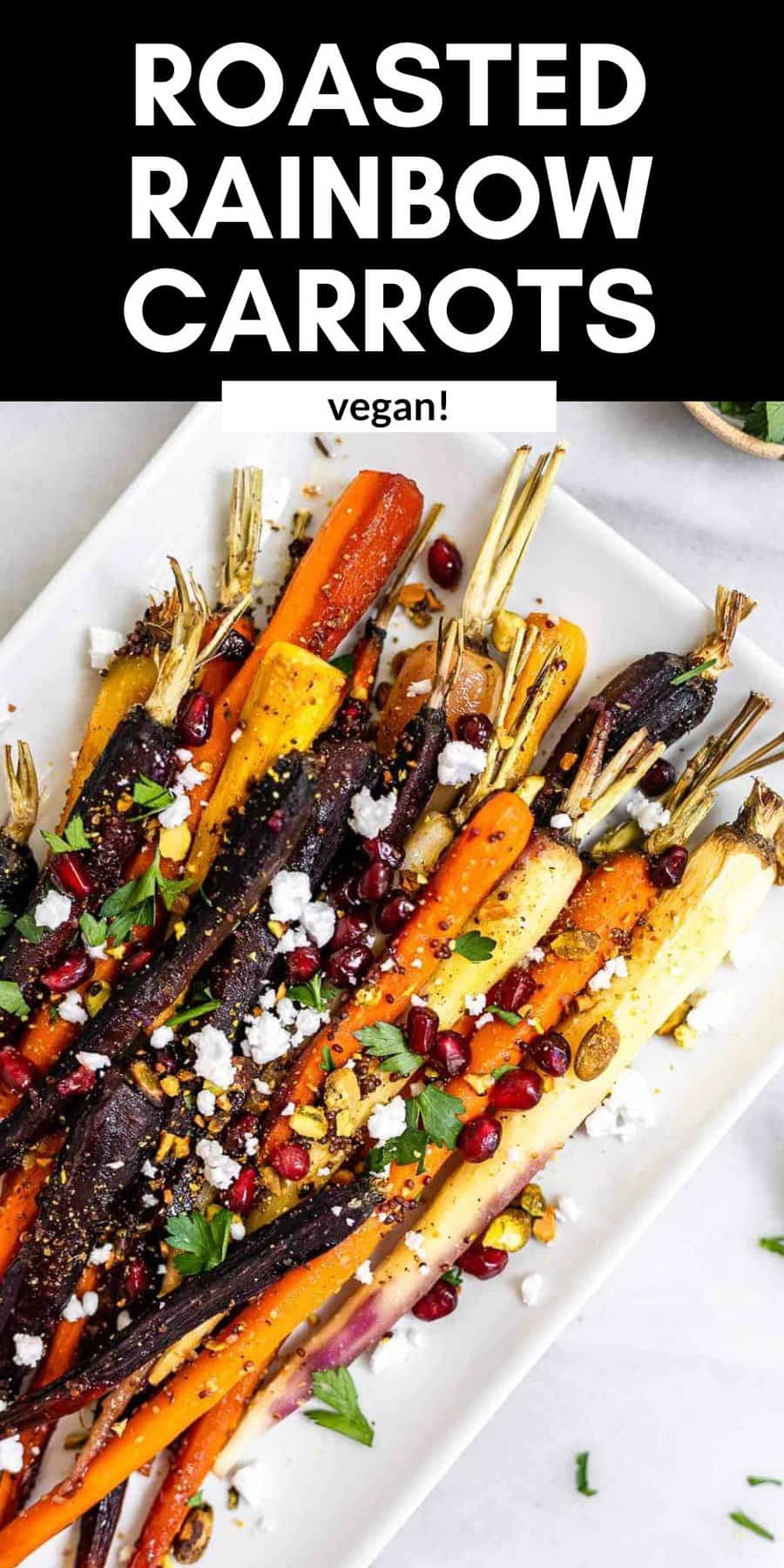 Maple Glazed Roasted Rainbow Carrots - Eat With Clarity