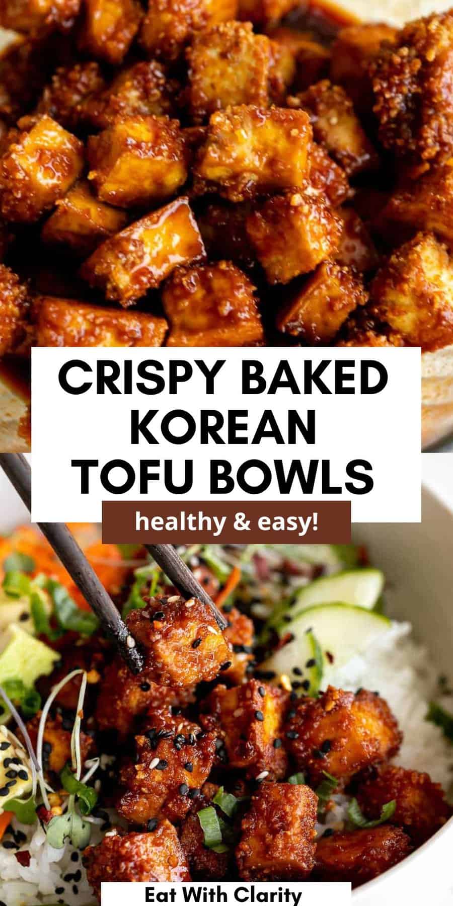 Crispy Gochujang Korean Tofu - Eat With Clarity