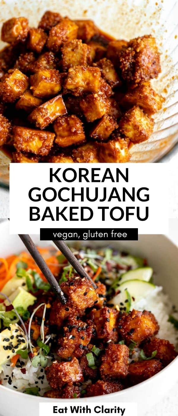 Crispy Gochujang Korean Tofu - Eat With Clarity
