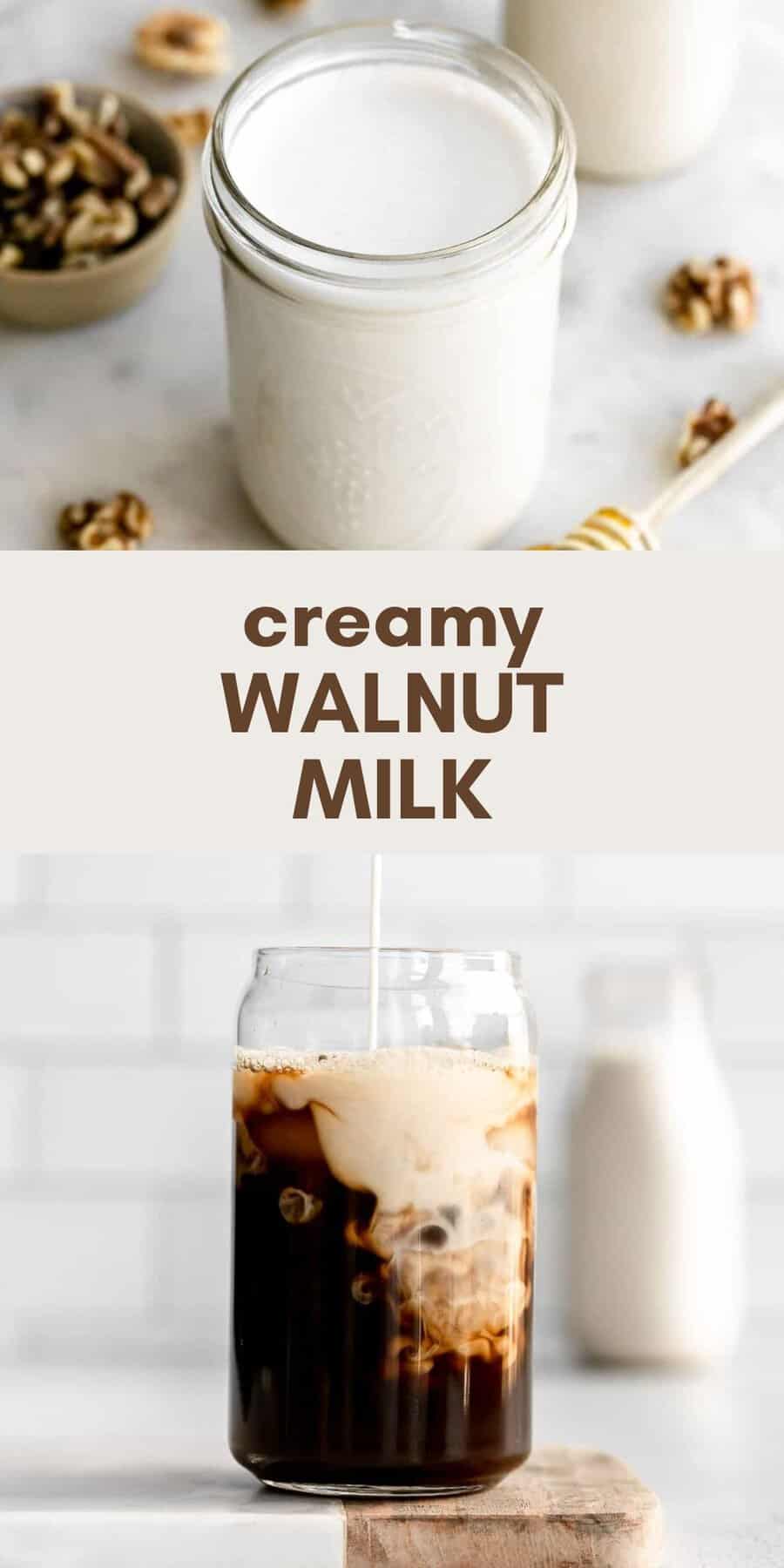 Homemade Walnut Milk - Eat With Clarity