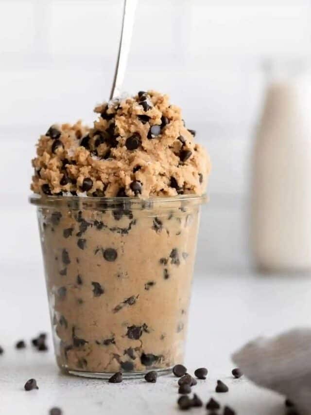 VEGAN Healthy Protein Cookie Dough - Eat With Clarity