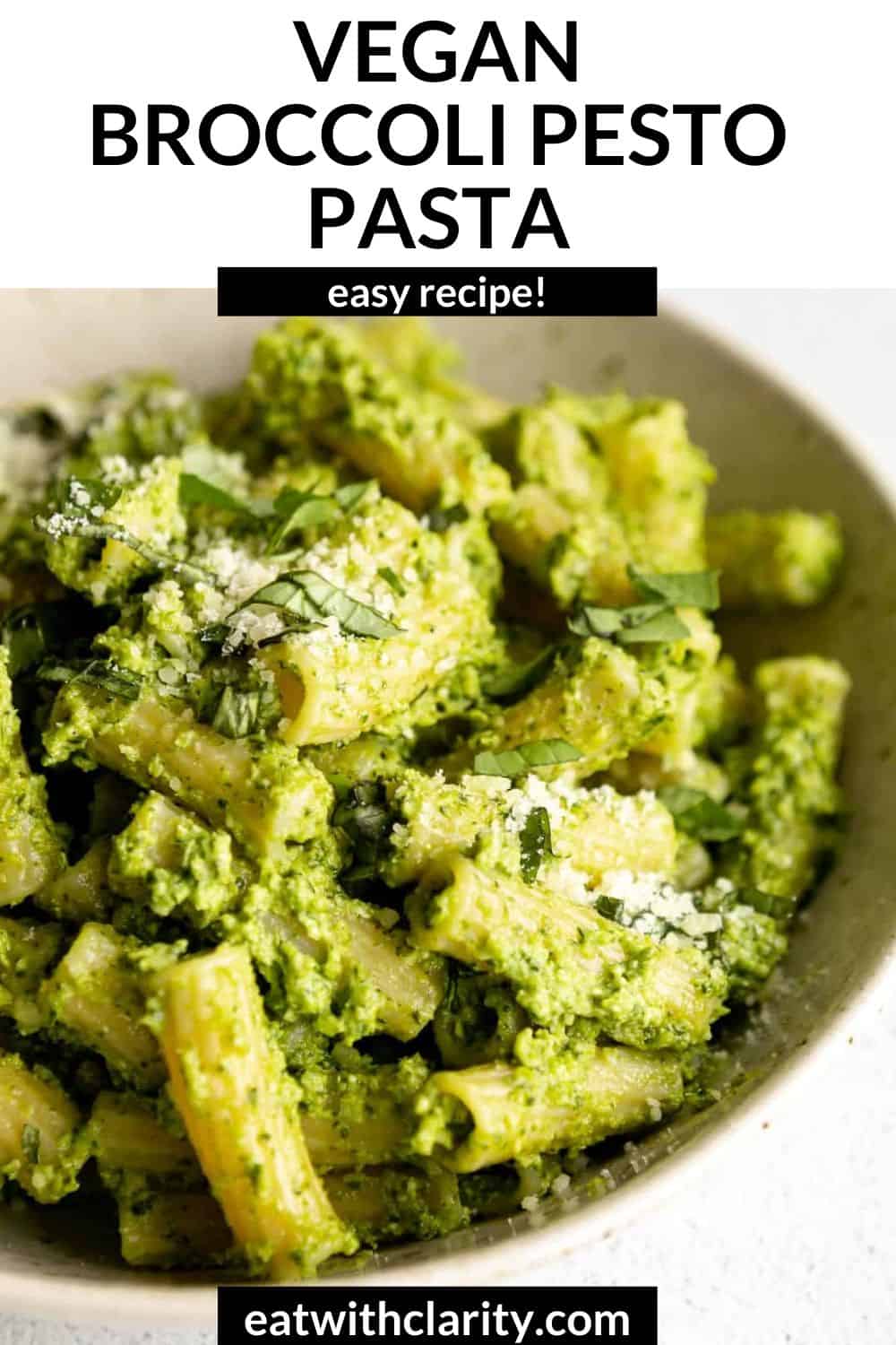 Broccoli Pesto Pasta - Eat With Clarity