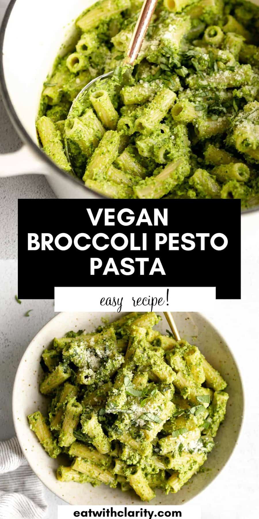 Broccoli Pesto Pasta - Eat With Clarity