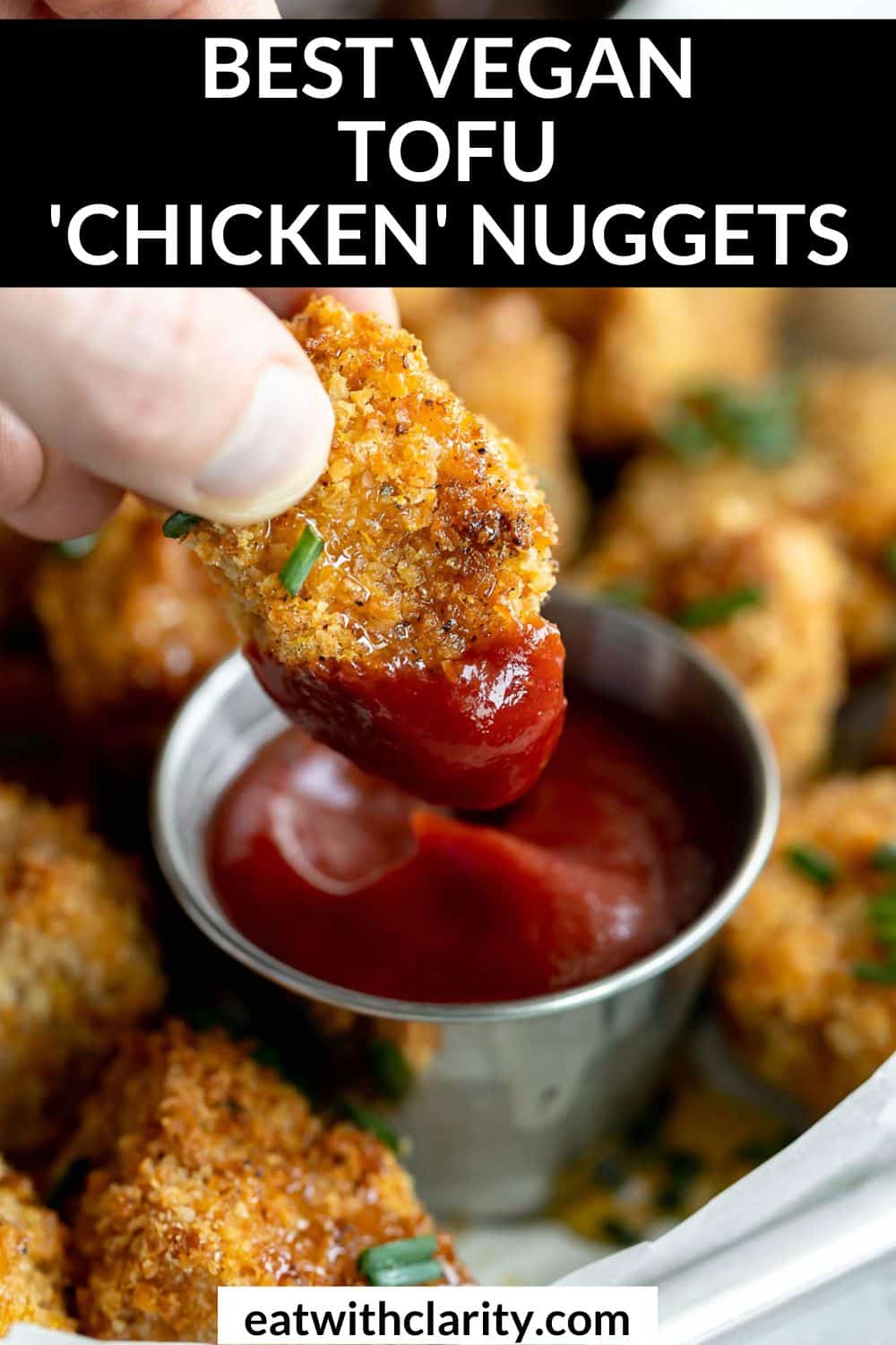 Crispy Vegan Tofu Nuggets - Eat With Clarity