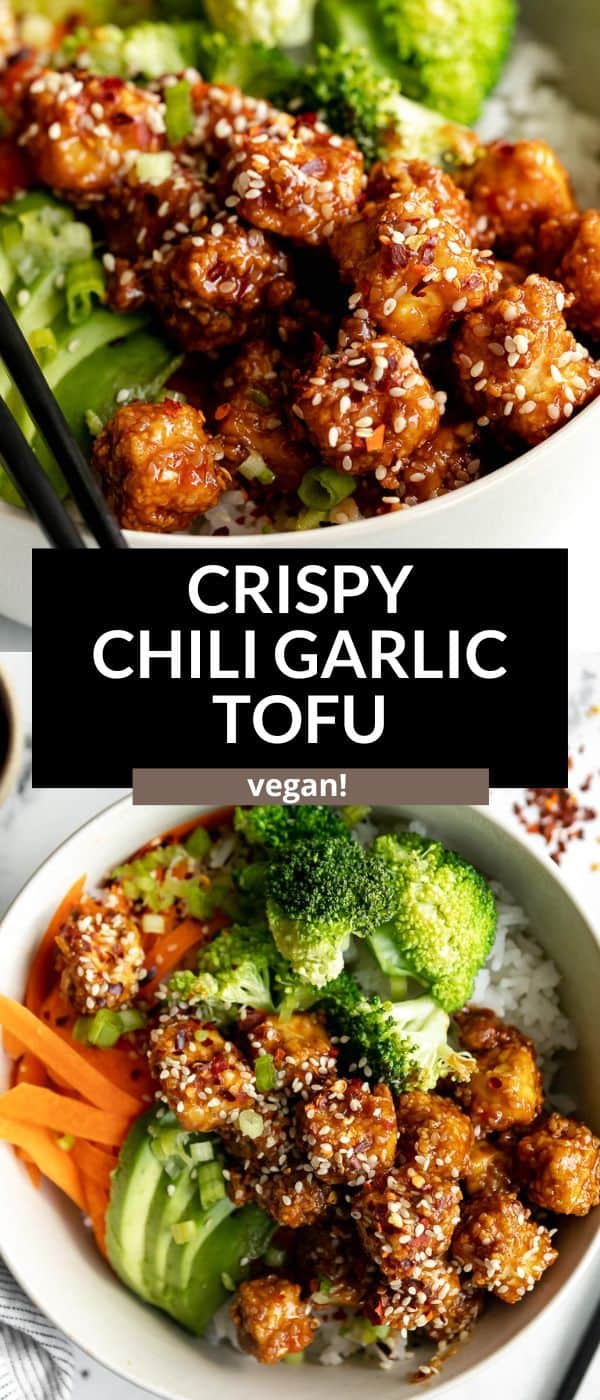 Spicy Garlic Crispy Tofu - Eat With Clarity