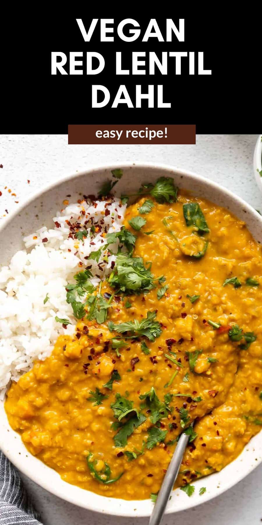 Red Lentil Dahl (Vegan!) - Eat With Clarity