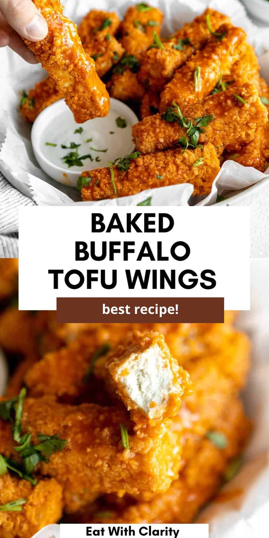 Buffalo Tofu Wings - Eat With Clarity