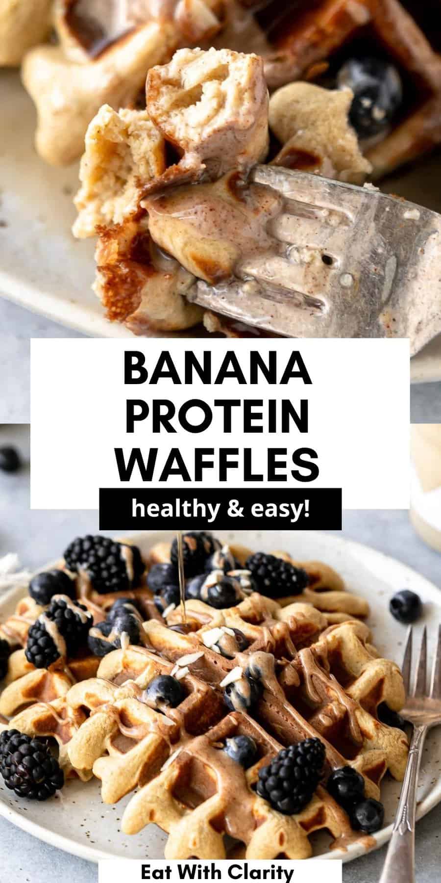 Fluffy Protein Waffles - Eat With Clarity