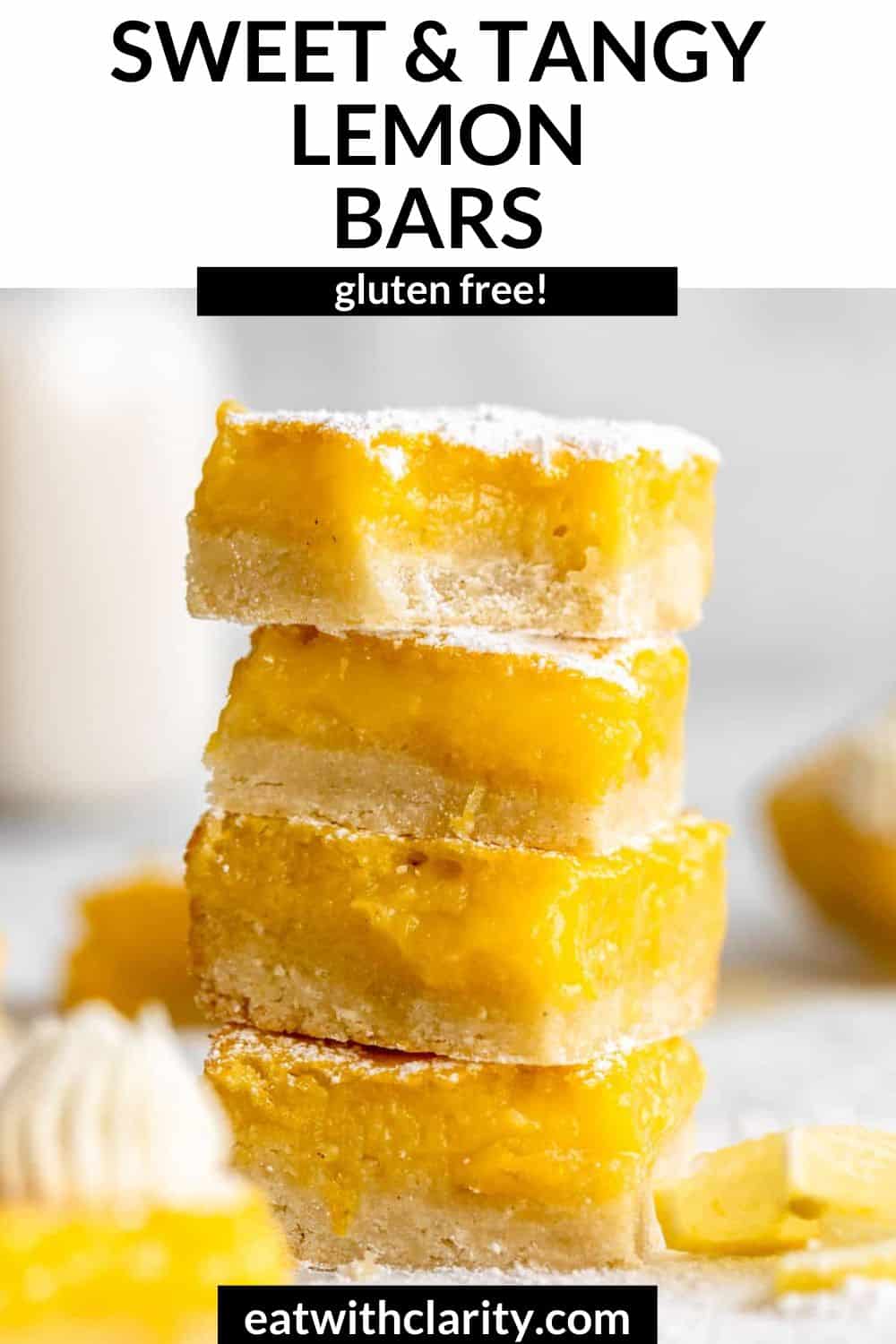 Gluten Free Lemon Bars - Eat With Clarity