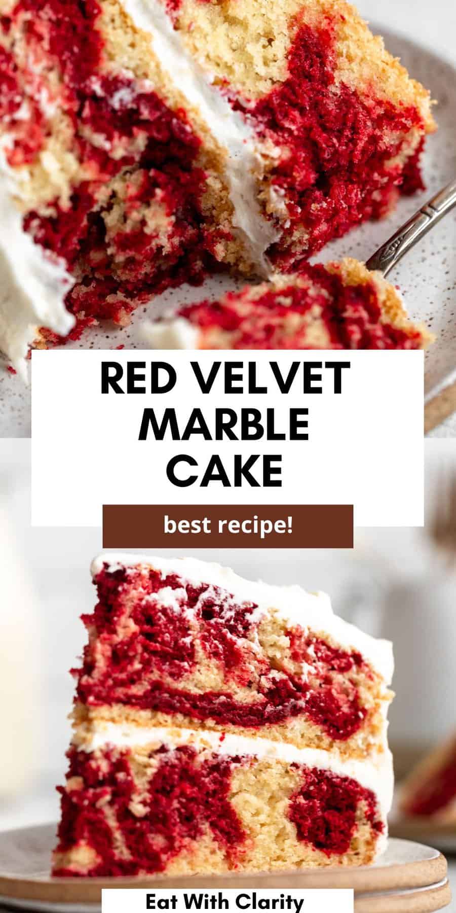 Gluten Free Red Velvet Marble Cake - Eat With Clarity