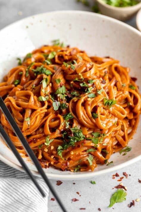 Thai Red Curry Noodles - Eat With Clarity