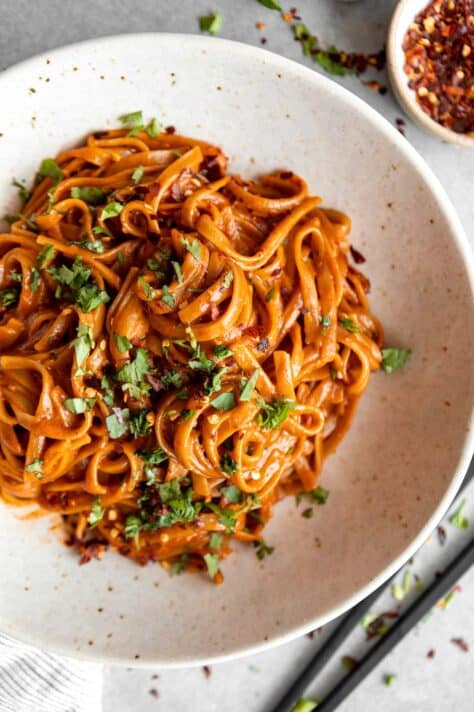 Thai Red Curry Noodles - Eat With Clarity