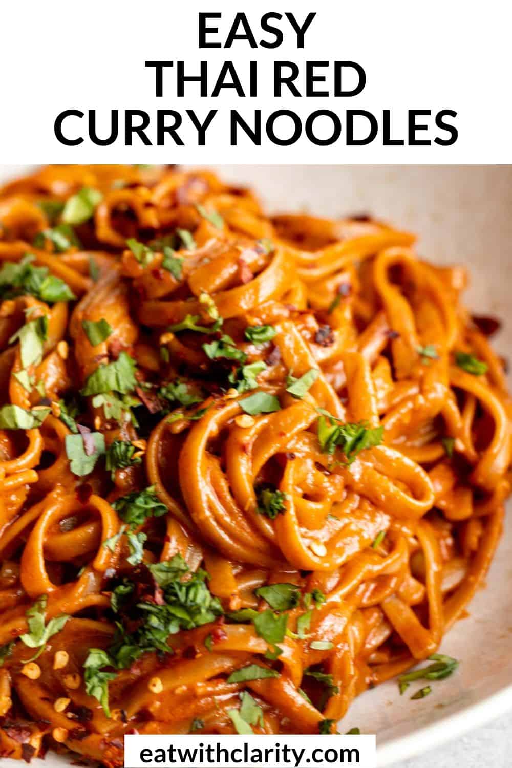 Thai Red Curry Noodles - Eat With Clarity