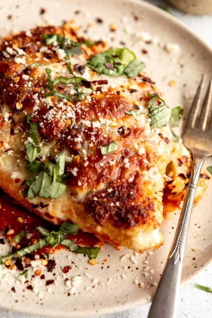 Gluten Free Chicken Parmesan - Eat With Clarity