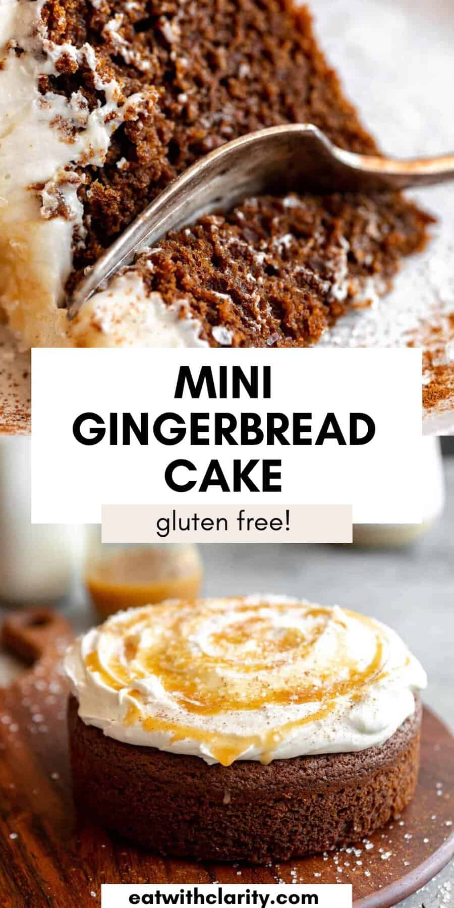 Gluten Free Gingerbread Cake - Eat With Clarity