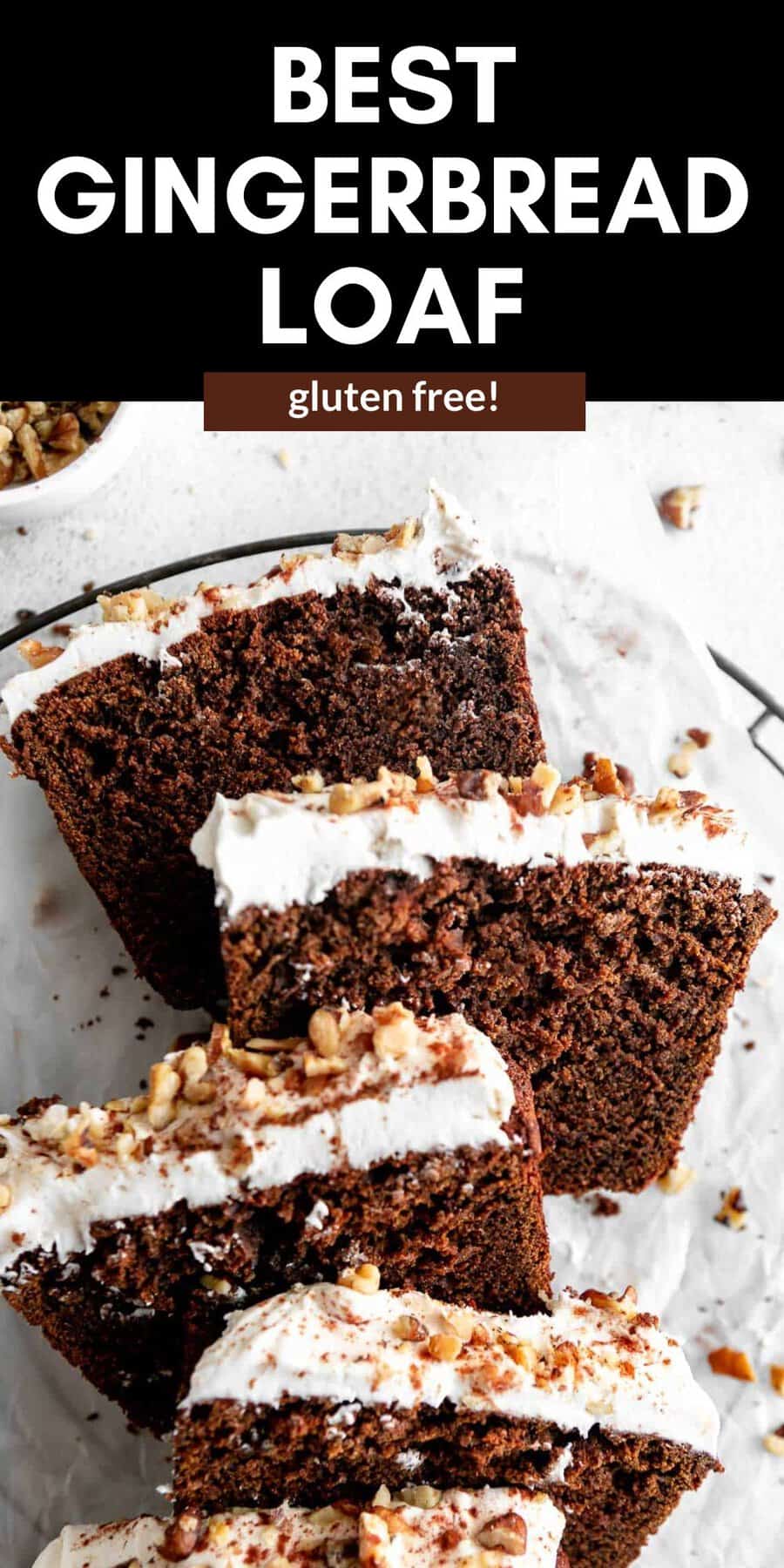 Gluten Free Gingerbread Loaf - Eat With Clarity