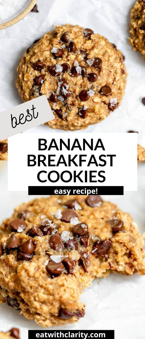 Banana Oatmeal Breakfast Cookies - Eat With Clarity