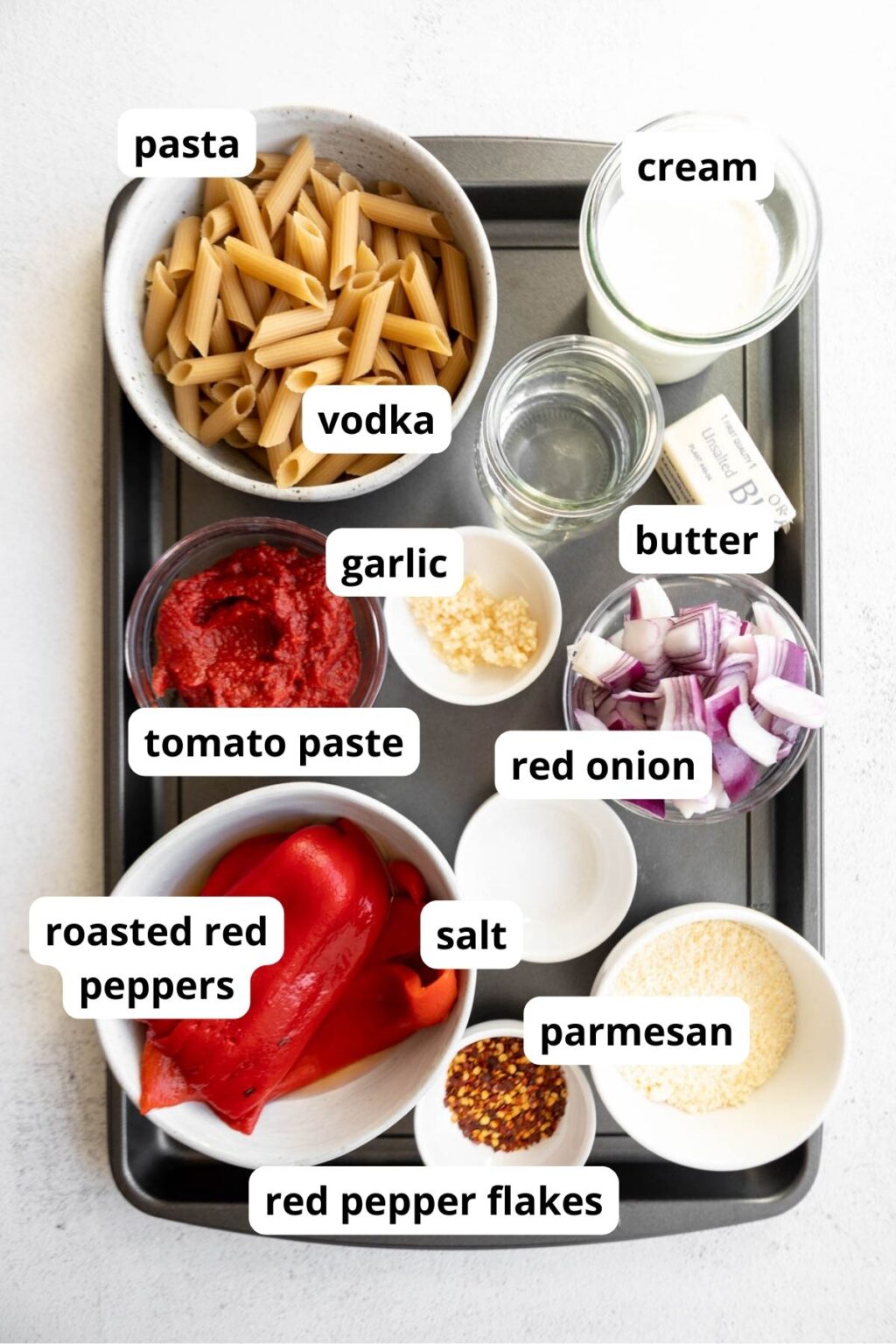 Spicy Red Pepper Vodka Pasta - Eat With Clarity