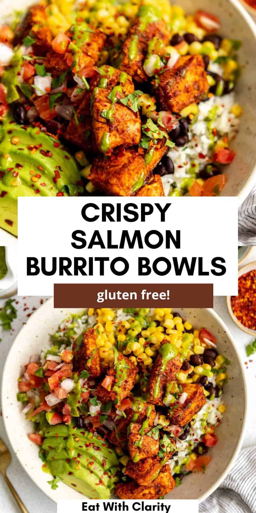 Salmon Burrito Bowl - Eat With Clarity
