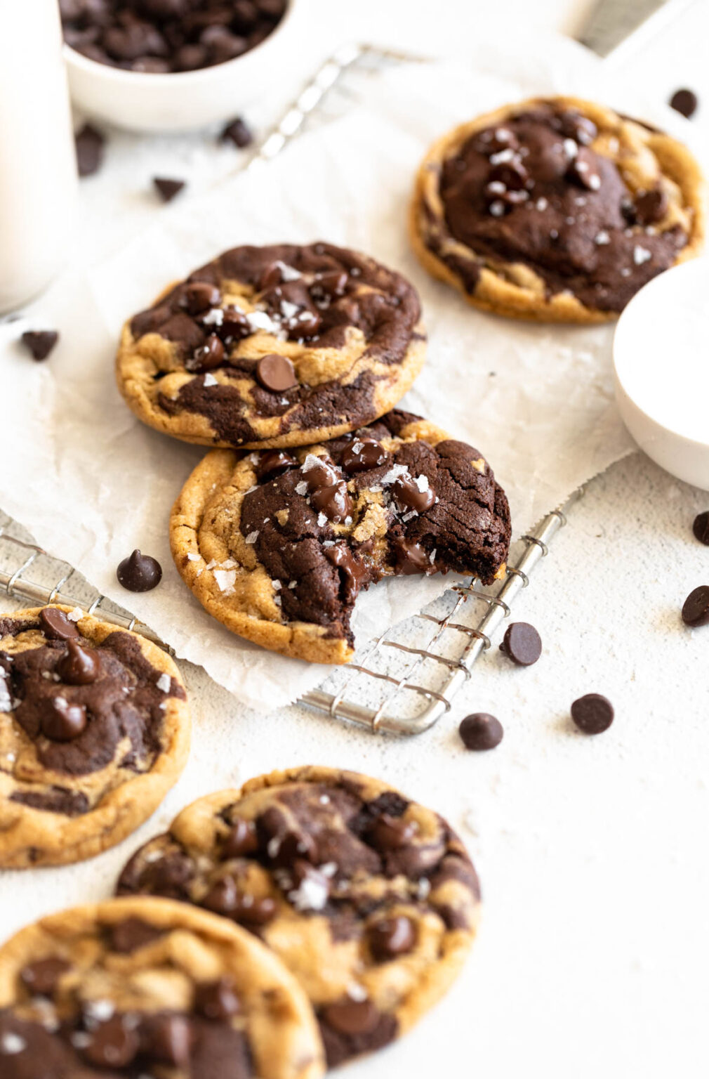 Gluten Free Marble Chocolate Chip Cookies - Eat With Clarity