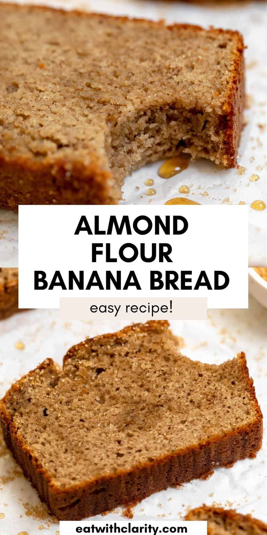 Almond Flour Banana Bread Eat With Clarity