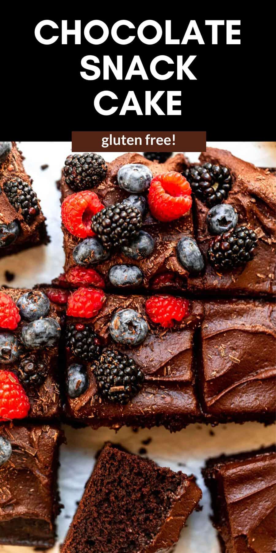 Gluten Free Chocolate Snack Cake - Eat With Clarity