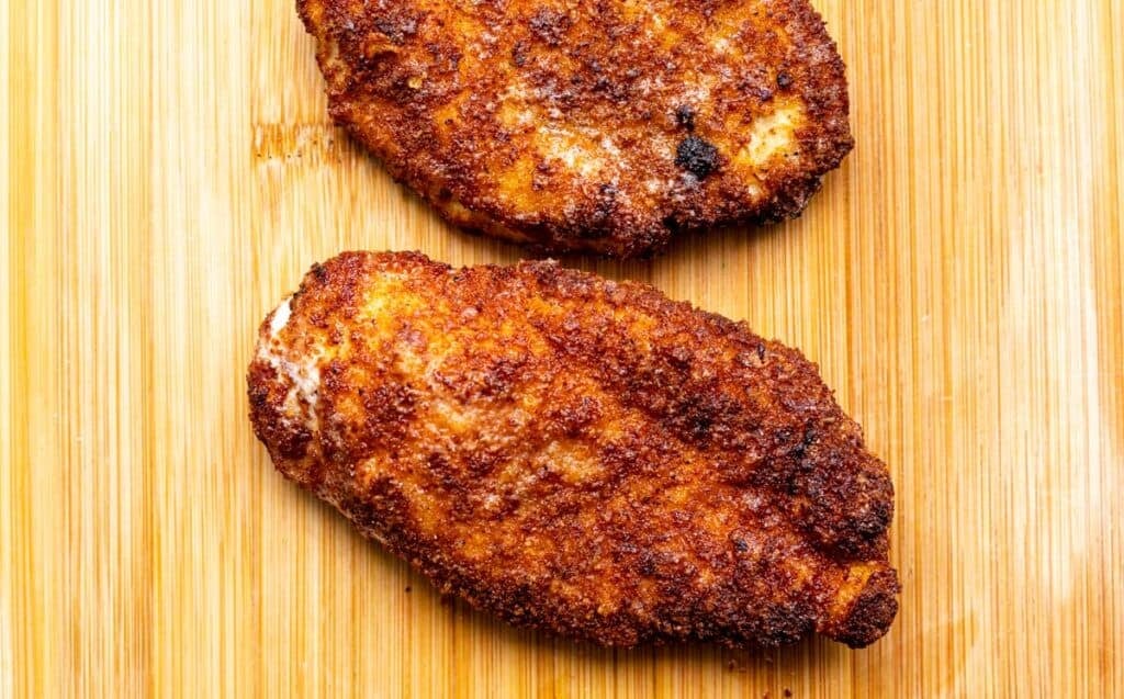 Crispy Chicken Cutlets with Lemon Parmesan Pasta - Eat With Clarity
