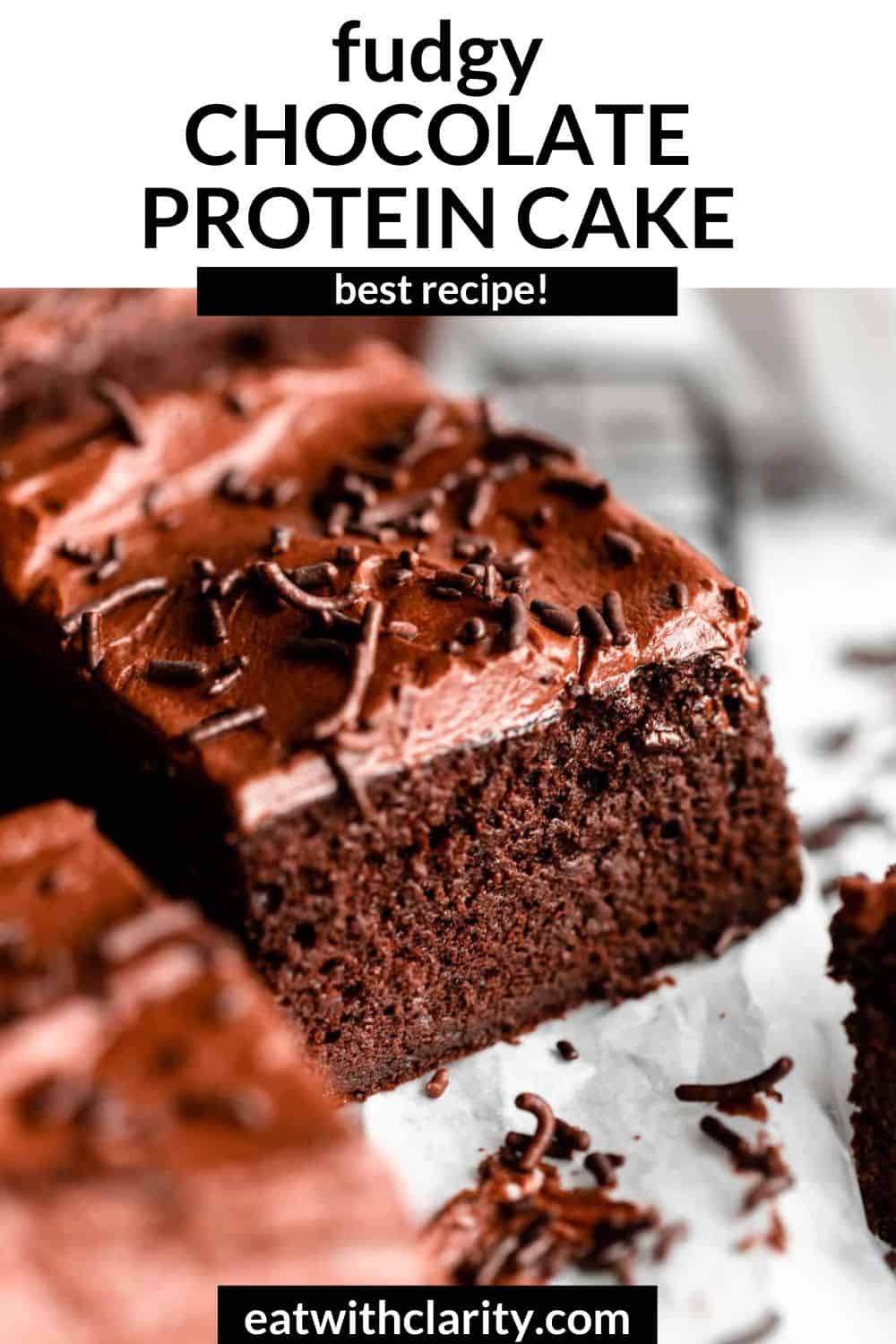 Chocolate Protein Cake - Eat With Clarity