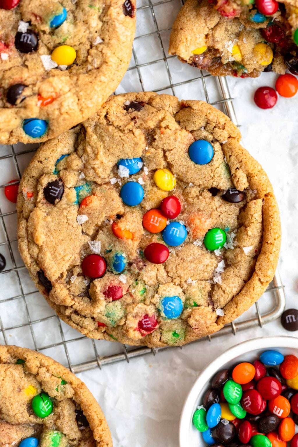 Gluten Free M&M Cookies - Eat With Clarity