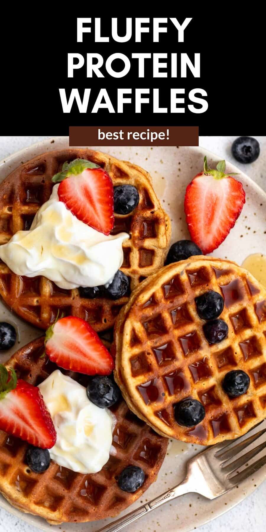 Easy Protein Waffles - Eat With Clarity