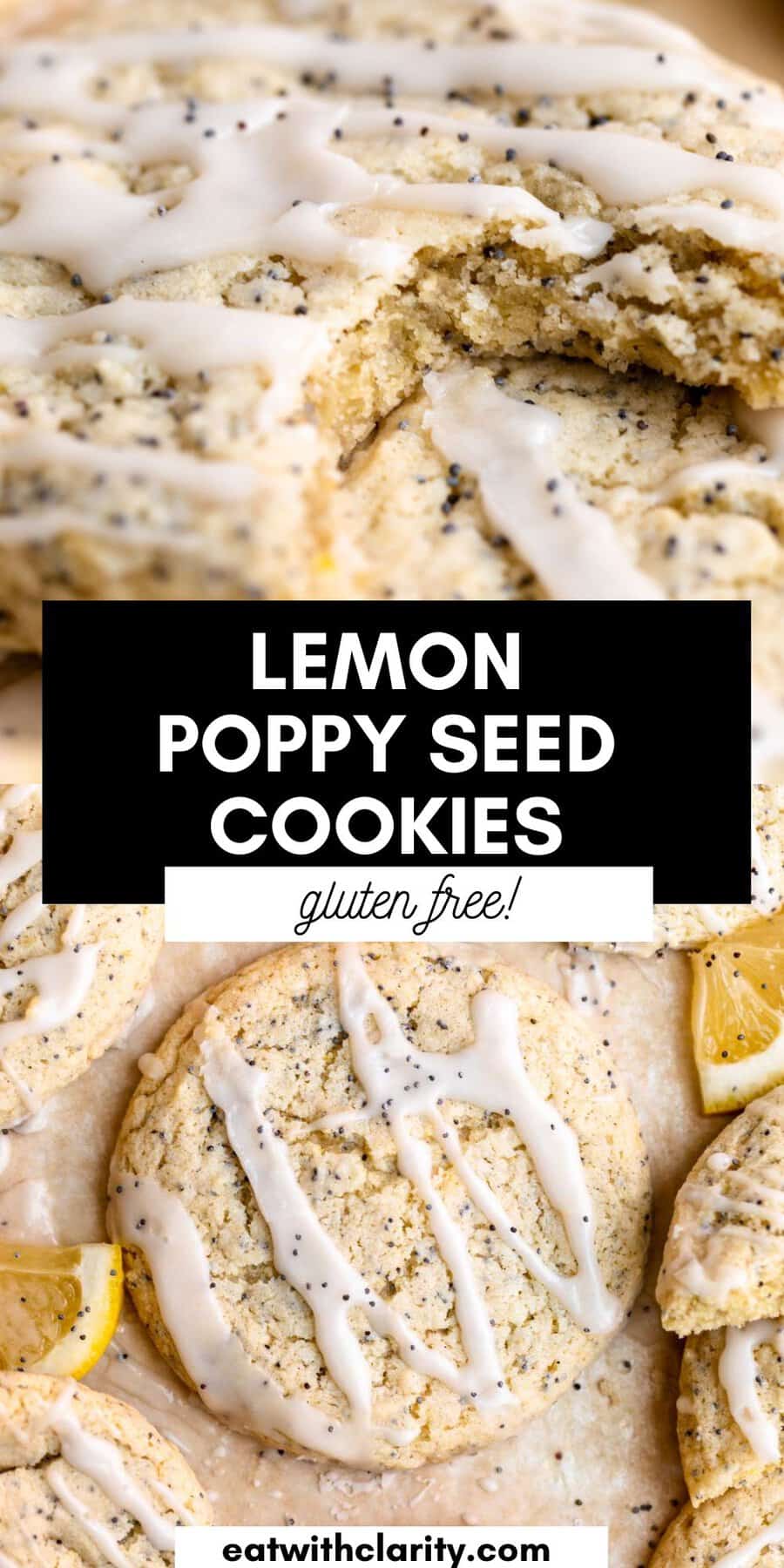 Gluten Free Lemon Poppy Seed Cookies - Eat With Clarity
