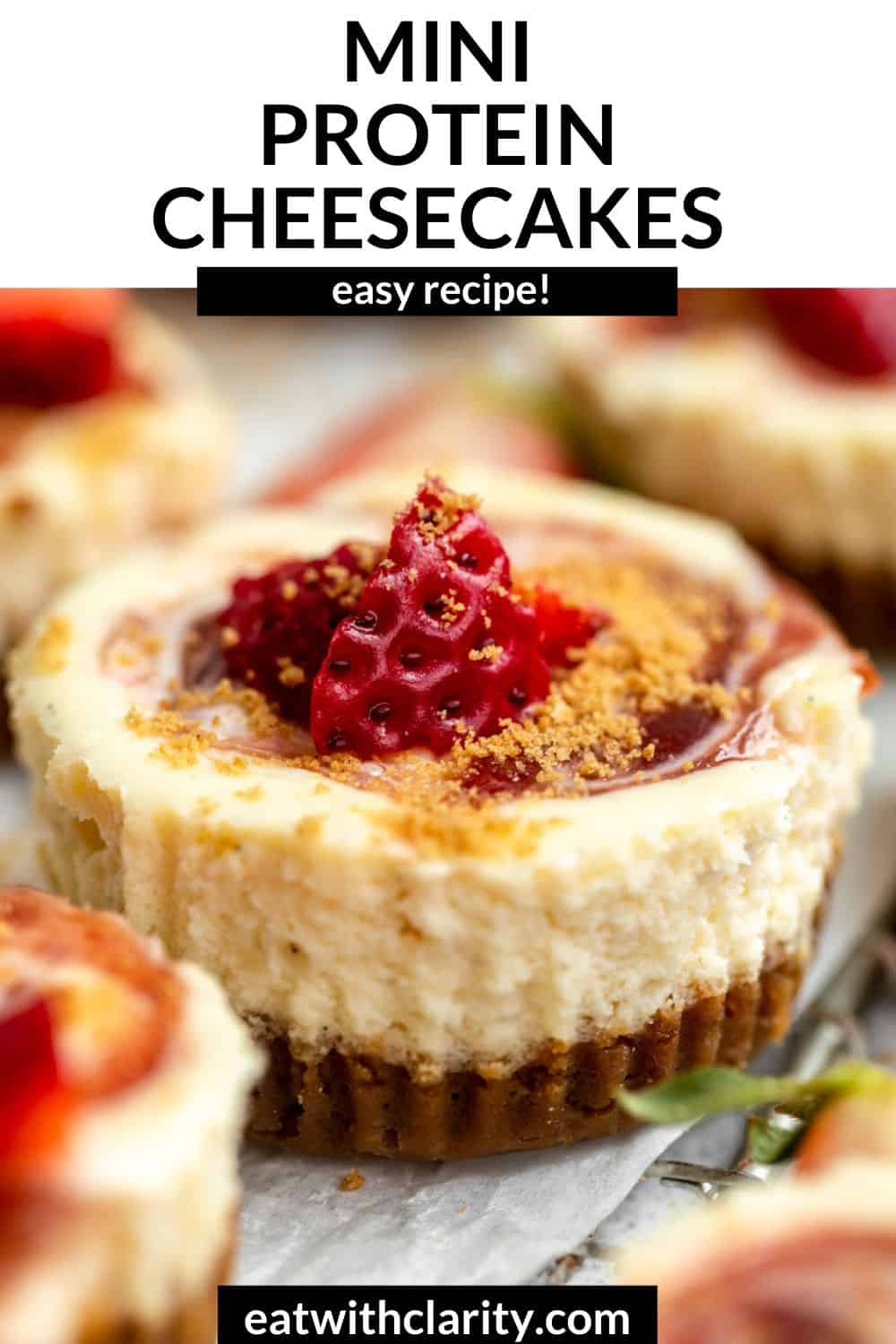 Mini Protein Cheesecakes - Eat With Clarity