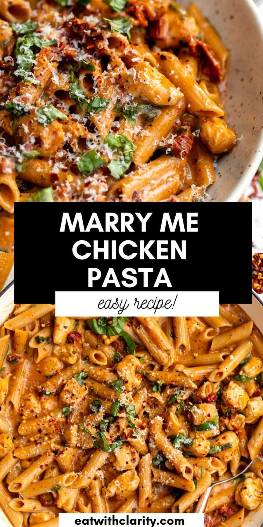 Marry Me Chicken Pasta - Eat With Clarity