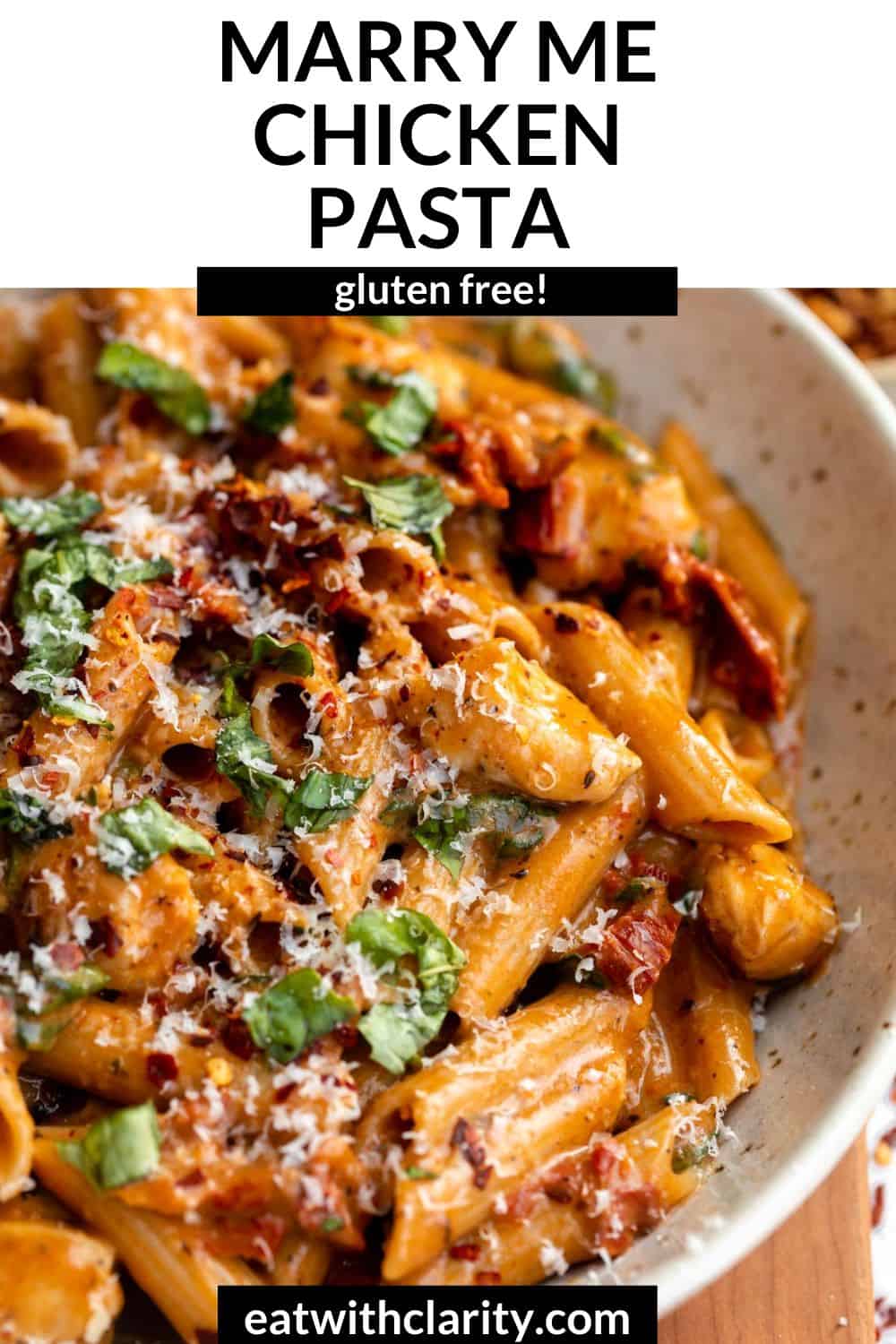 Marry Me Chicken Pasta - Eat With Clarity