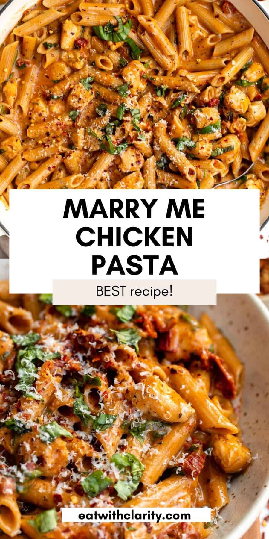 Marry Me Chicken Pasta - Eat With Clarity