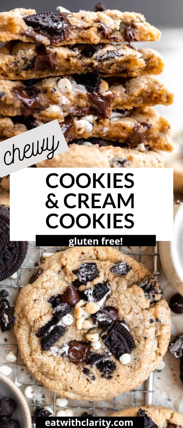 Gluten Free Cookies and Cream Cookies - Eat With Clarity