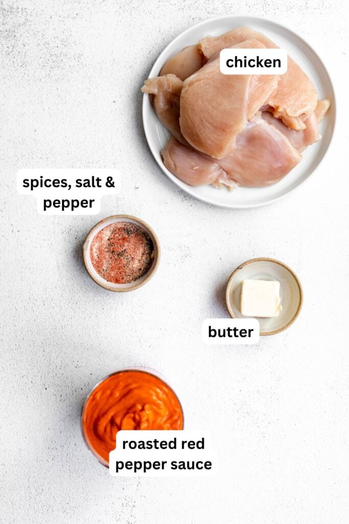 Roasted Red Pepper Chicken - Eat With Clarity