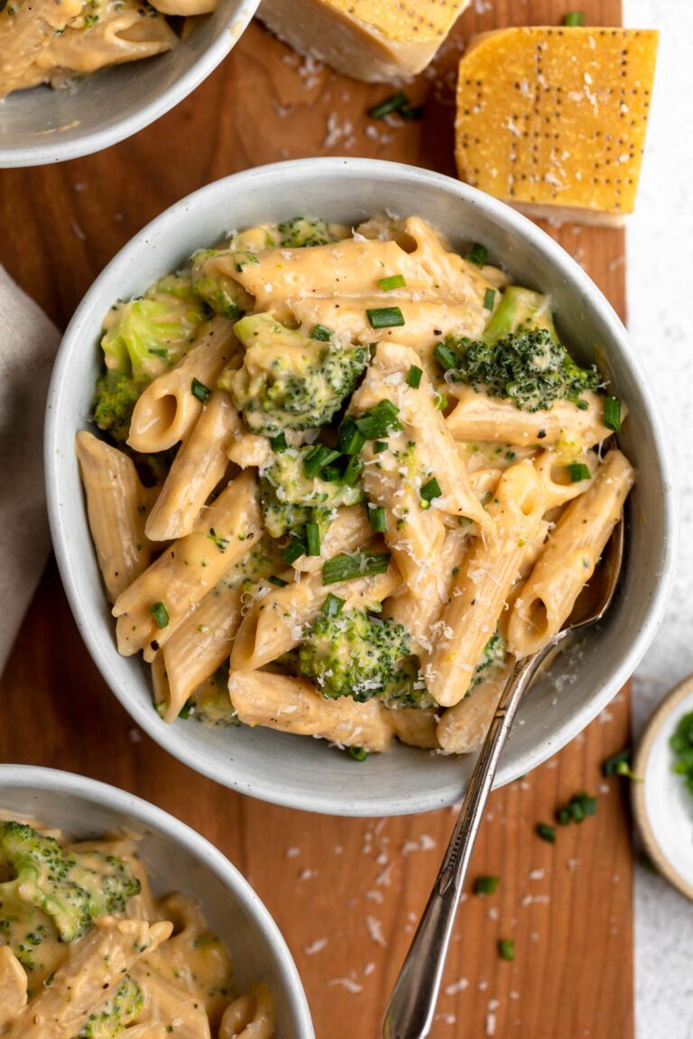 Broccoli Cheddar Pasta - Eat With Clarity