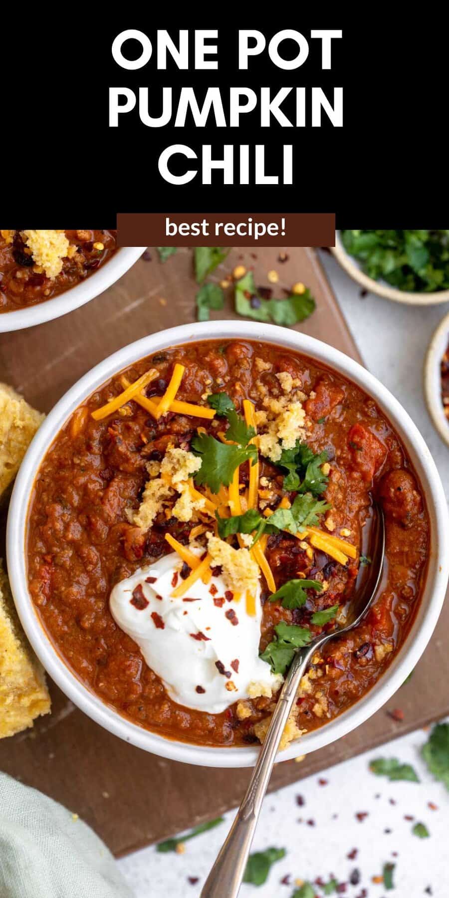One Pot Pumpkin Chili - Eat With Clarity
