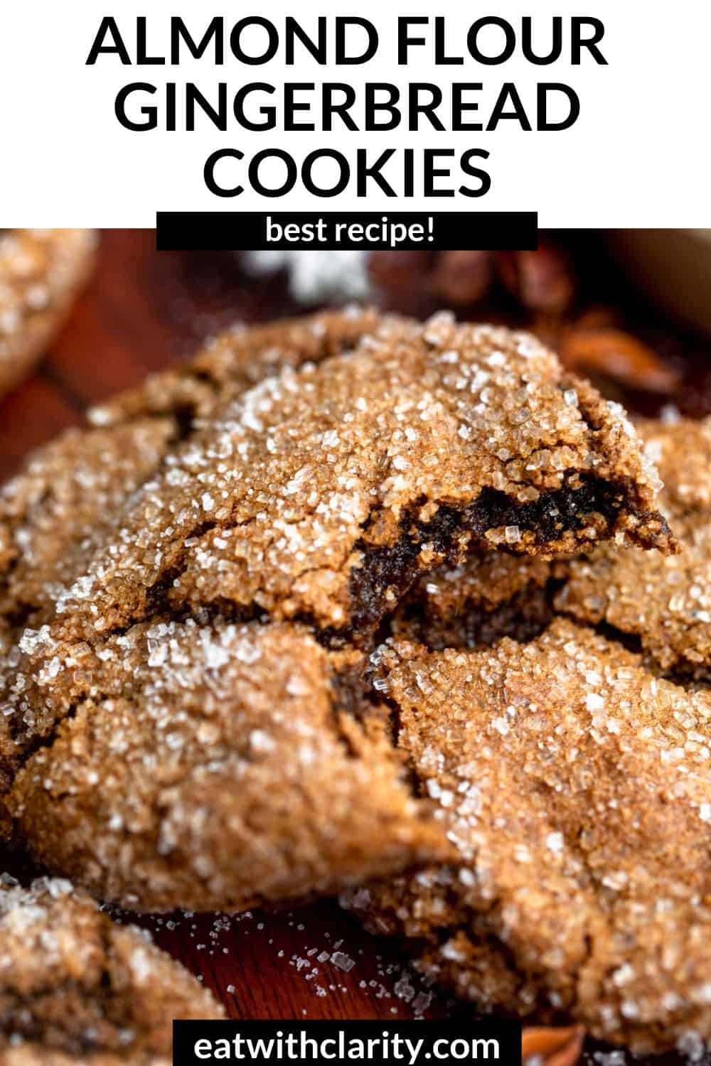Almond Flour Gingerbread Cookies - Eat With Clarity