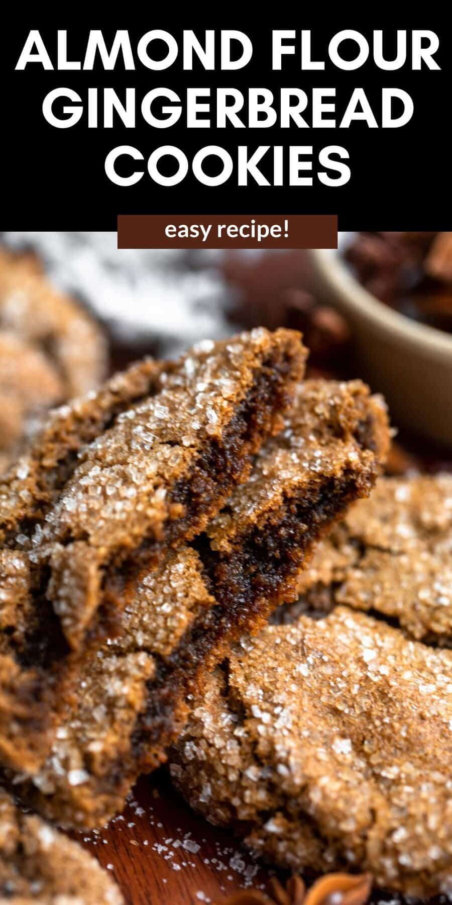 Almond Flour Gingerbread Cookies - Eat With Clarity
