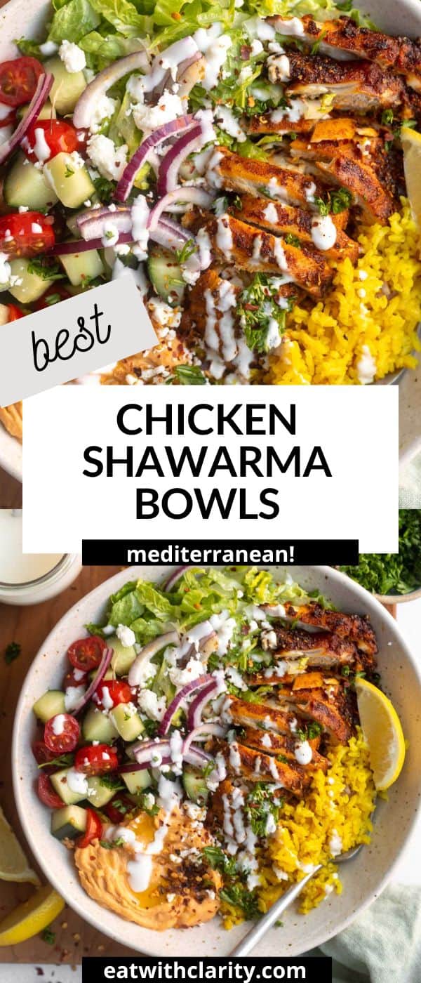 Chicken Shawarma Bowls - Eat With Clarity